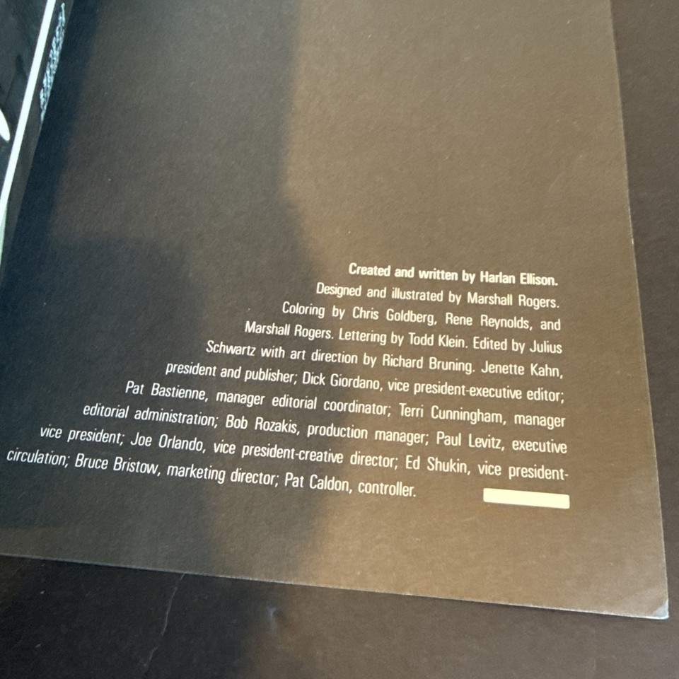 Harlan Ellison Demon With A Glass Hand Graphic Novel Softcover DC ...