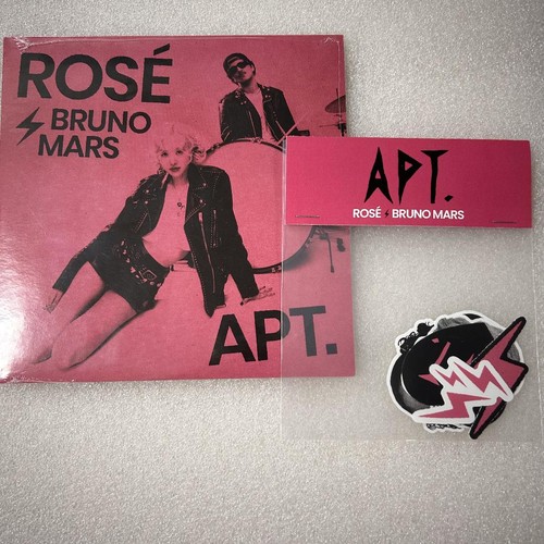 Rose / Bruno Mars/ Apt. 7 Inch Pink Sticker | eBay