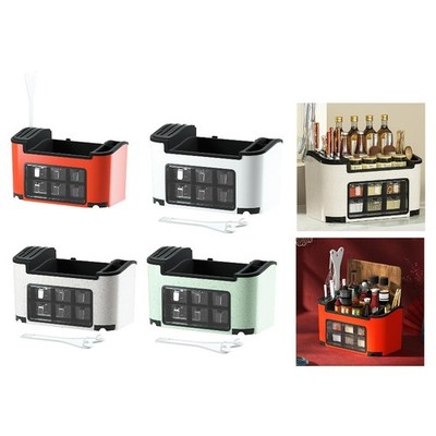 Kitchen Storage Organizer Counter Shelf Condiment Seasoning Holder | eBay UK