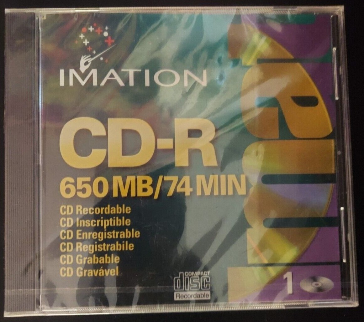 Imation CD-R 650 MB 74 minutes 34-8511-5393-1 sealed lot of 1 | eBay