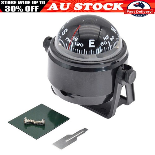 LED Light Marine Compass with Mount for Sail Ship Vehicle Car Boat ...