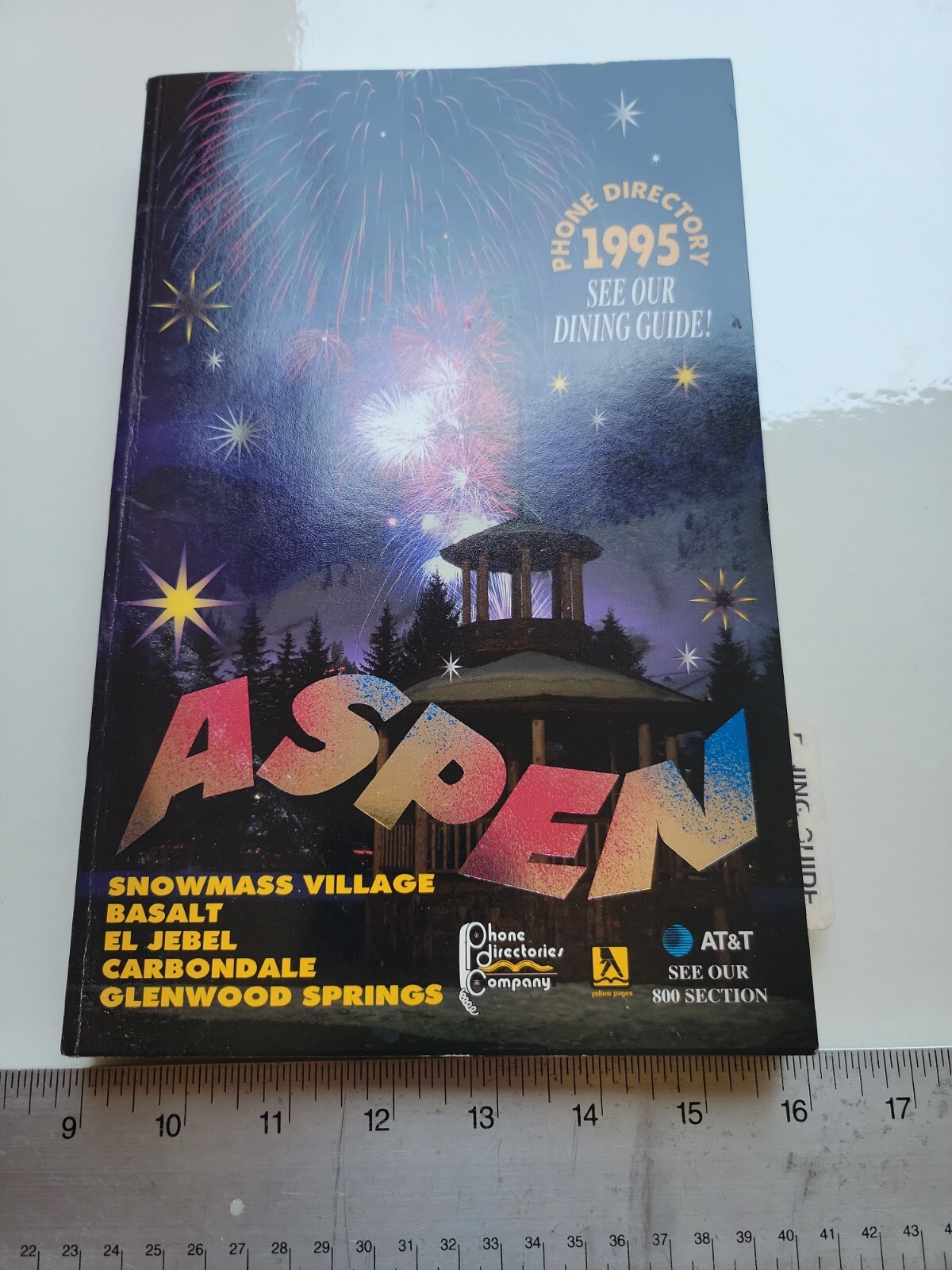 Aspen Colorado Phone Book 1995 Snowmass Basalt El Jebel Carbondale ...