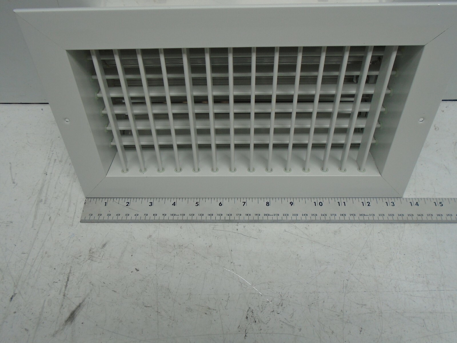 12 In X 6 In Adjustable, Single Deflection, 1 Way Supply Register For ...