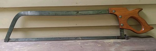 Vintage 24" Craftsman Butcher Hand Saw Meat Bone Hack Saw With Wood ...
