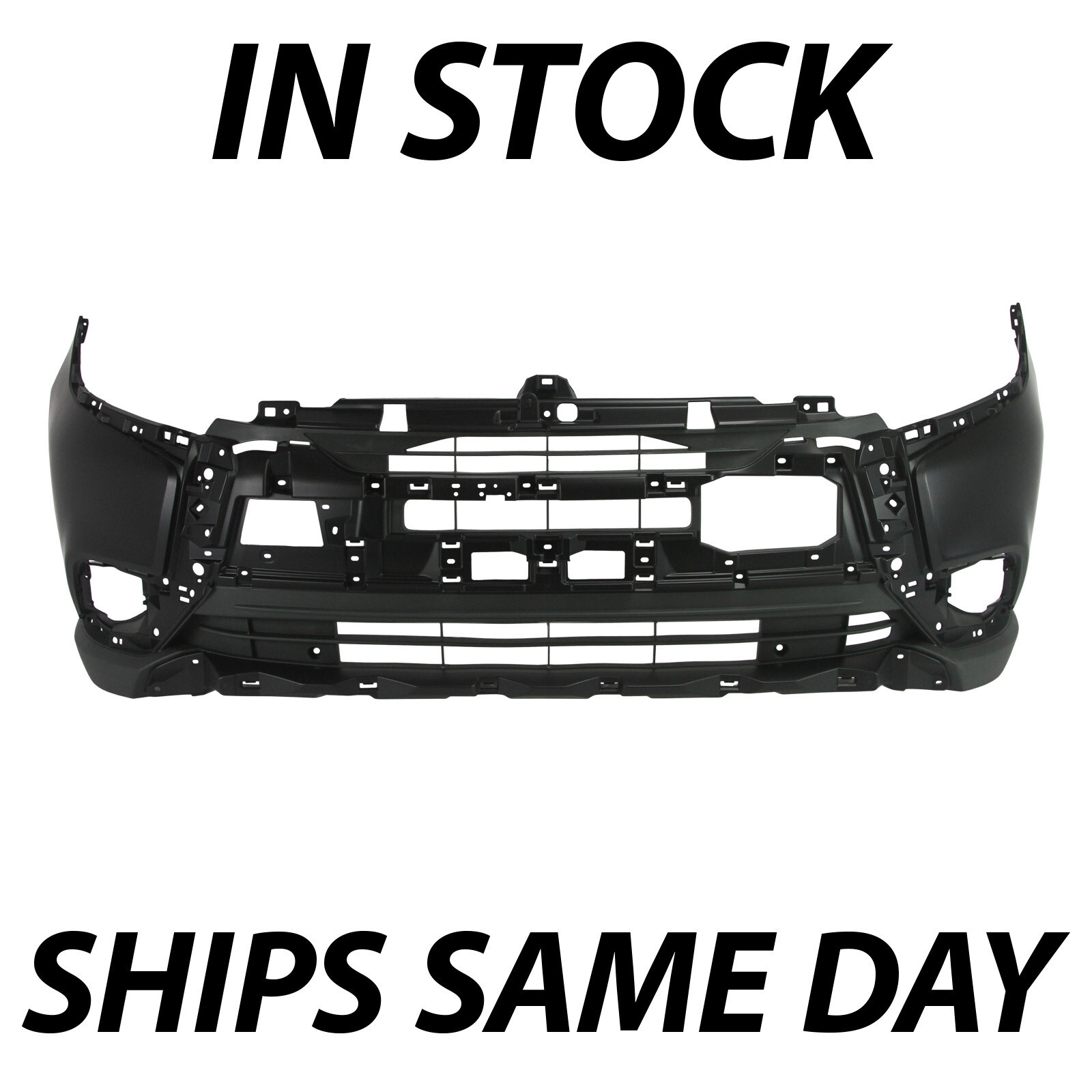 NEW Primered - Front Bumper Cover Fascia for 2016 2017 2018 Mitsubishi ...