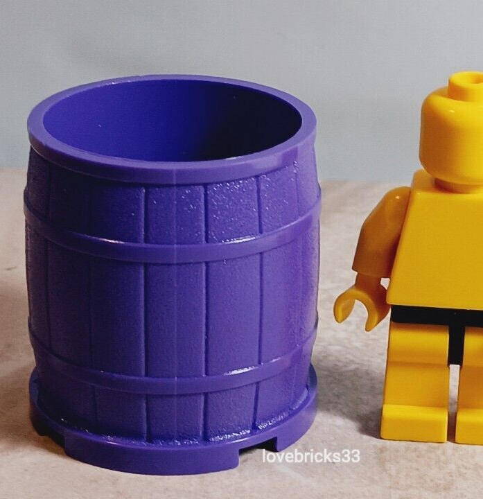 New LEGO Barrel Dark Purple Deep Large Size Fits Minifigure Gift Box ...