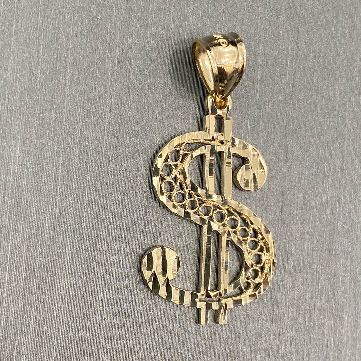 Gold Dollar Sign Chain