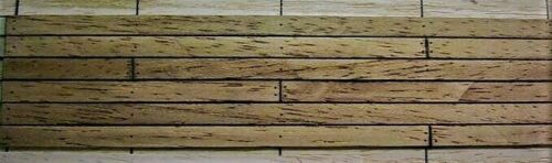 WOODEN MODEL SHIP DECKING/HULL PLANKING, SHEATHING STRIPS (6MM/3.5MM ...