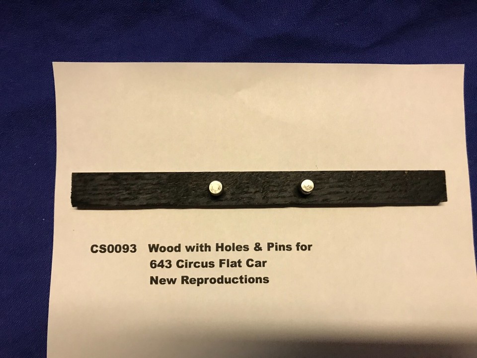 American Flyer Parts - Circus Flat Car Lumber & Pins CS-0093 | eBay