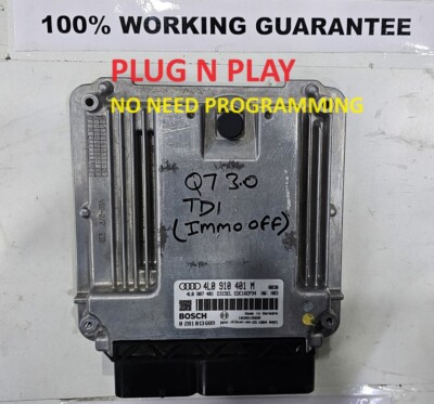 AUDI Q7 3.0TDI ECU 4L0910401M 0281013689 BOSCH EDC16CP34 PLUG N PLAY ...