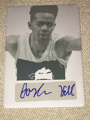 JORDAN HALL 2021-22 Leaf Metal AUTOGRAPH Yellow Printing Plate #1/1 ...