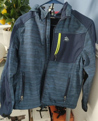 Snozu Jacket Boy Large 14/16 Softshell Hooded Full Zip Performance | eBay