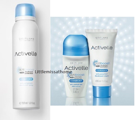 ORIFLAME ACTIVELLE ACTIBOOST ANTI-PERSPIRANT DEODORANT ROLL-ON SPRAY ...