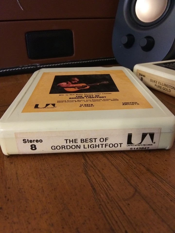 Gordon Lightfoot " The Best Of Gordon Lightfoot " 8 track tape REBUILT ...
