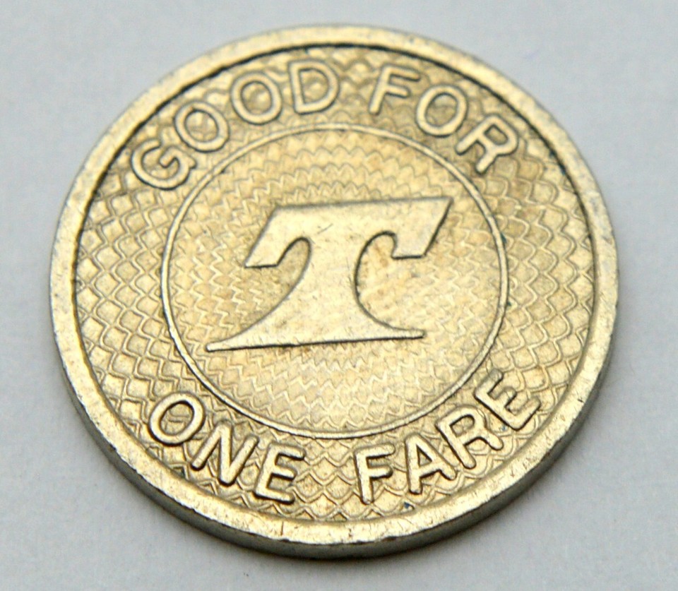 MTA MARYLAND GOOD FOR ONE FARE OLD COIN TOKEN | eBay