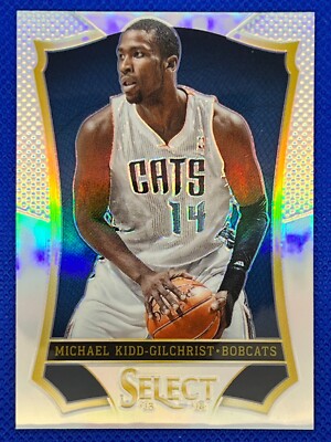 2013-14 Select Silver Prizm Michael Kidd-Gilchrist #145 Bobcats 93C | eBay