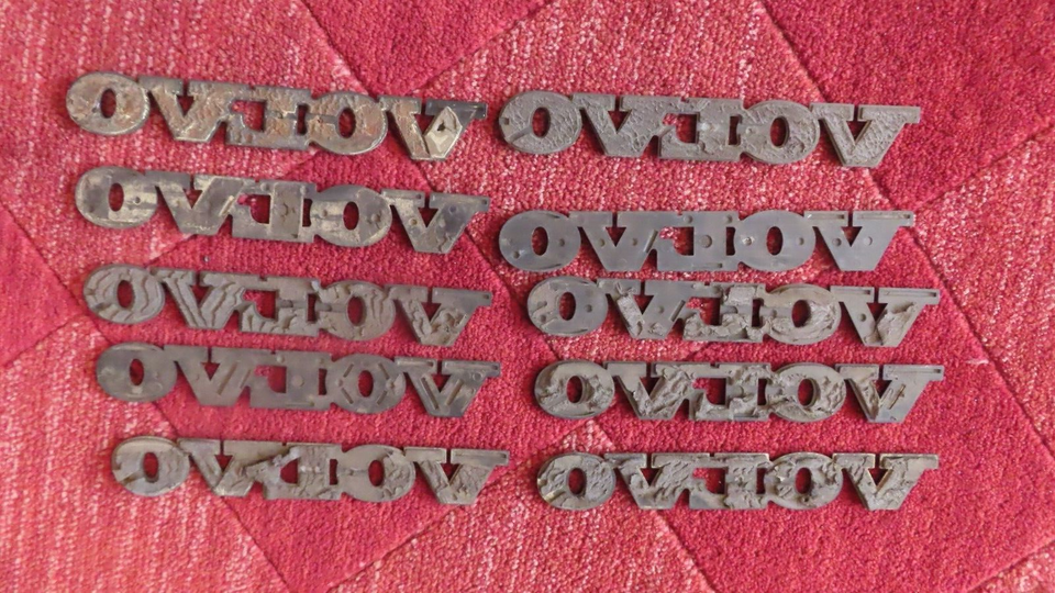 Volvo 240 Trunk Emblem Plastic 7 1/2 inches long LOT OF 10 | eBay