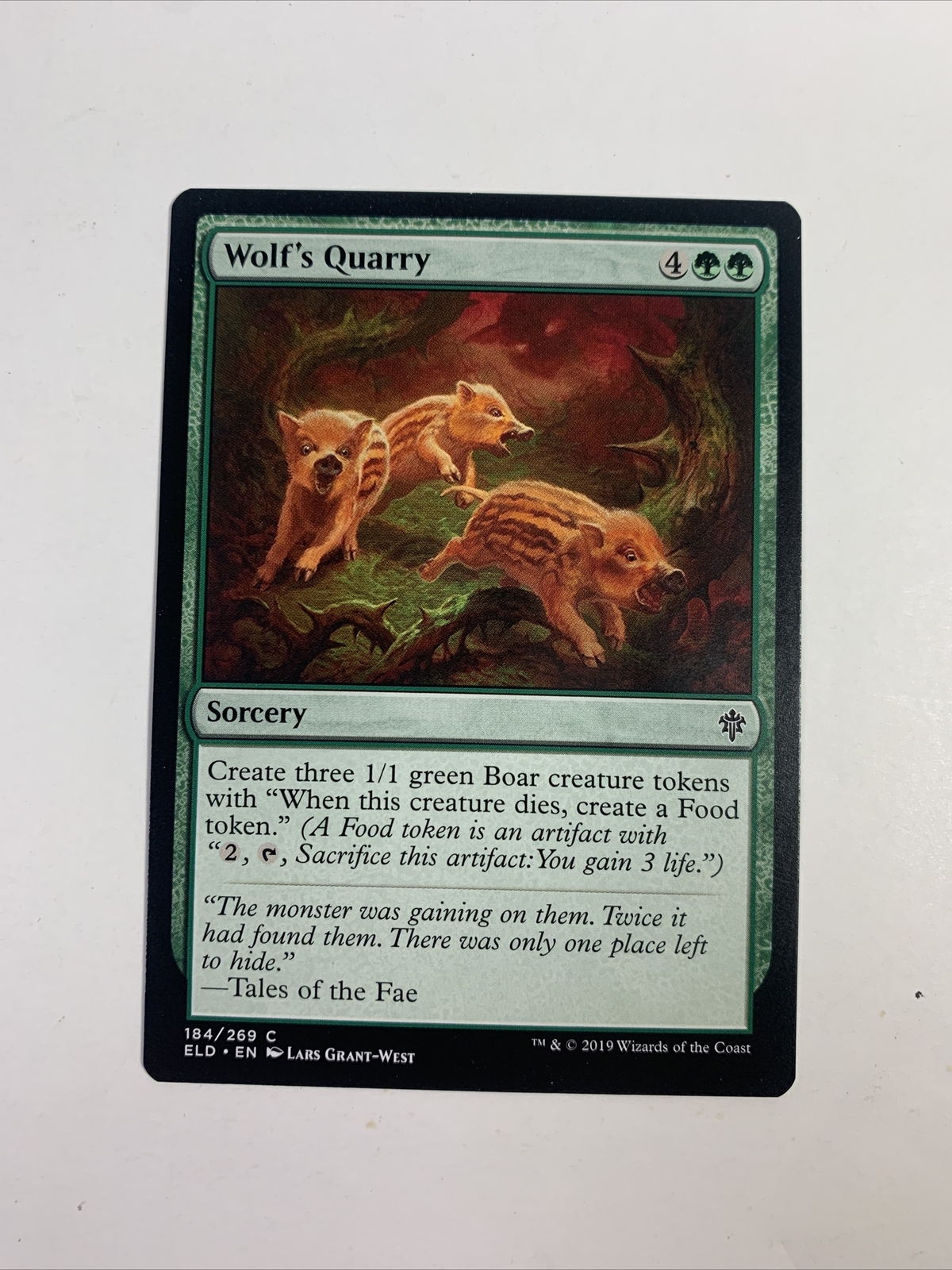 Wolf's Quarry Throne of Eldraine Regular for sale online | eBay