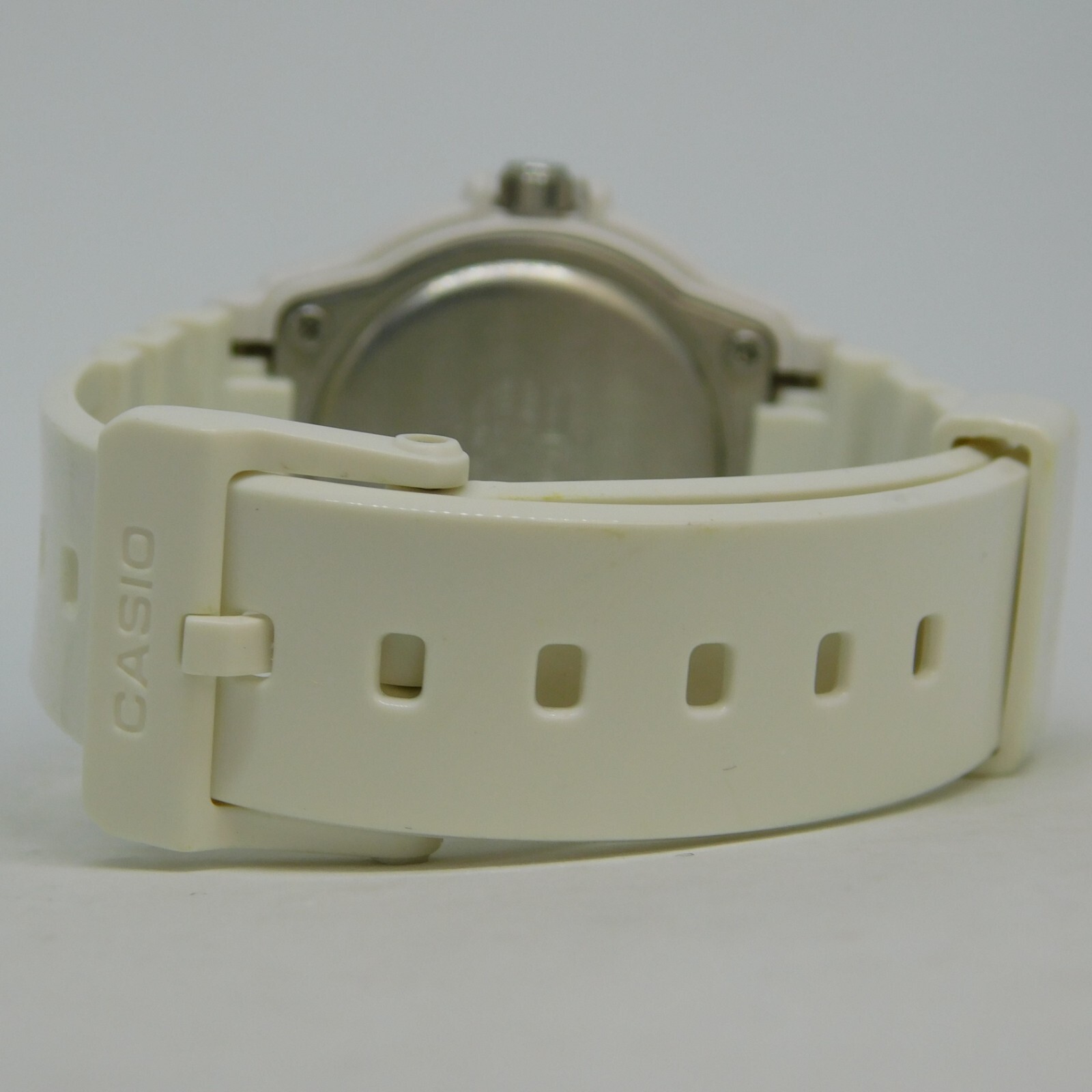 CASIO 3363 LRW-200H White Tone Quartz Analog Women's Watch New Battery ...