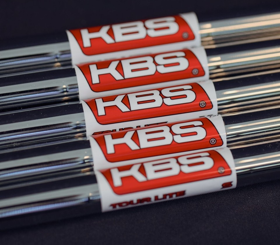 NEW KBS Tour Lite .355 Taper Steel Iron Shafts Set Regular/Stiff/X ...