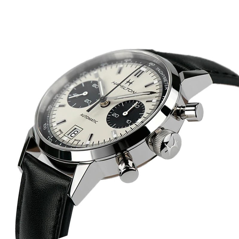 Hamilton American Classic Intra-Matic Leather 40mm Men's Watch ...