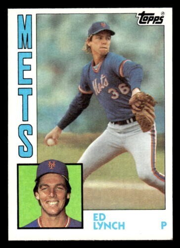 1984 Topps #293 Ed Lynch Pitcher New York Mets FREE shipping | eBay