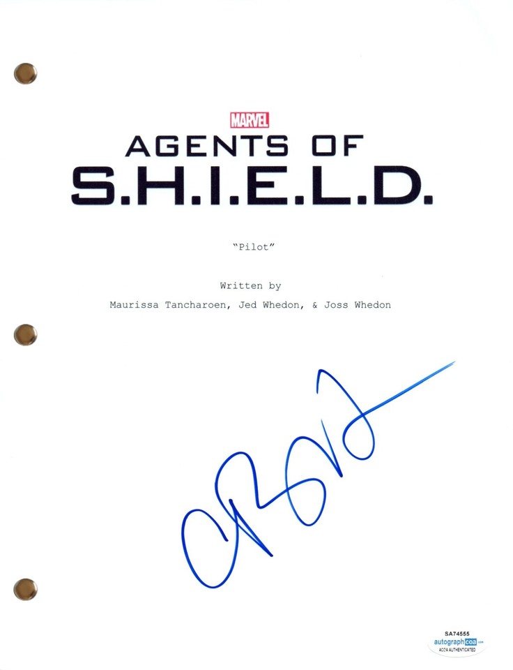 Chloe Bennet Signed Autograph Agents of Shield Pilot Episode Script ...