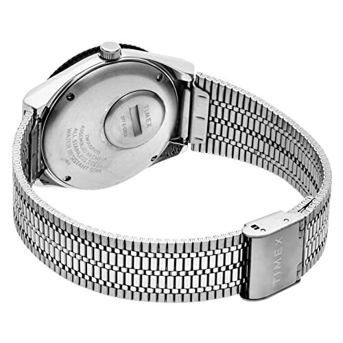Timex QTime Quartz Japanese Movement 38MM TW2U61900 Men's Silver | eBay