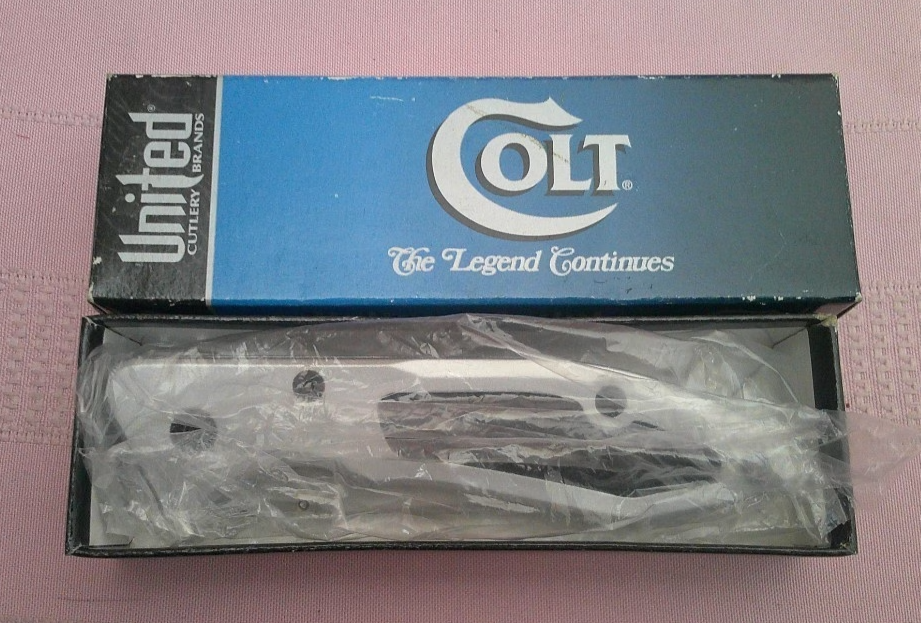 NIB RARE COLT Kit Rae Design Police Positive Black Serrated Pocket ...