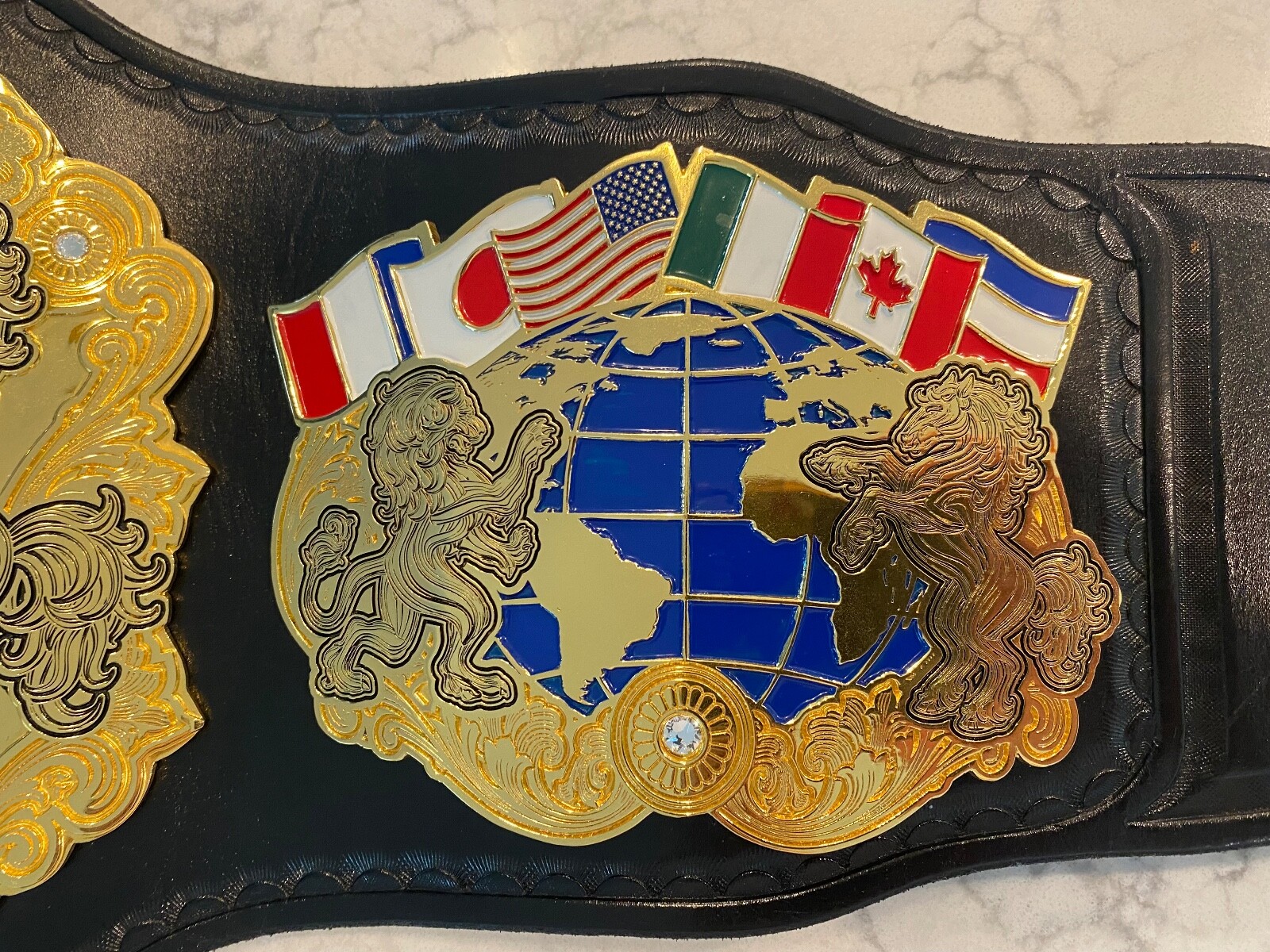 Real Wildcat World Championship Wrestling Belt | eBay