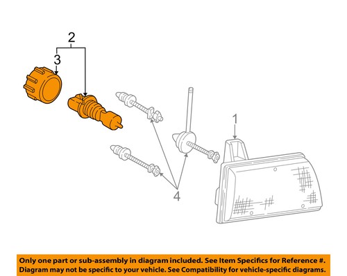 Genuine Ford OEM Headlight Head Light Bulb - F4TZ-13N021-B | eBay
