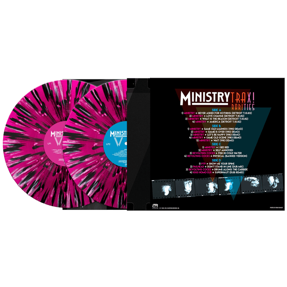 MINISTRY TRAX RARITIES SPLATTER Vinyl 2 LP Set Revolting Cocks | eBay