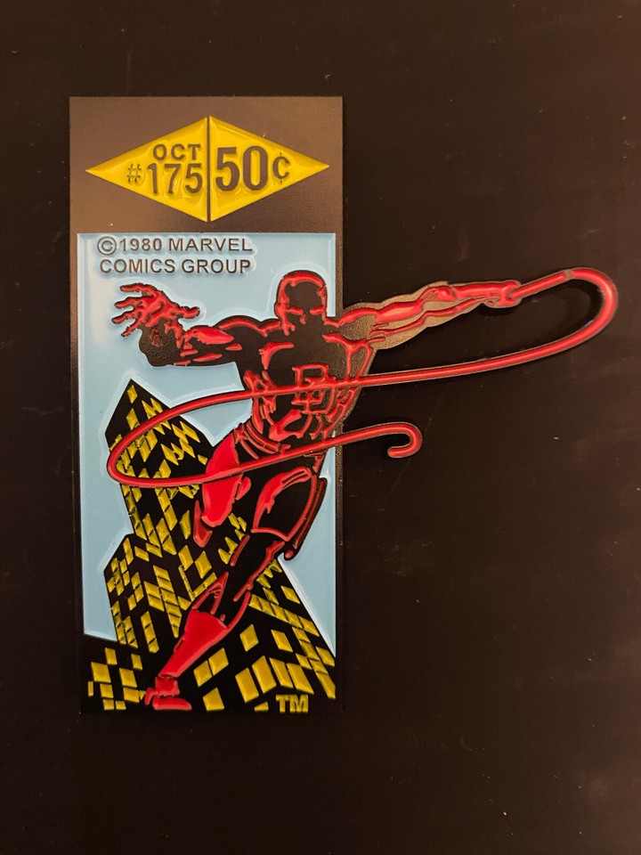 Daredevil 3" Enamel Pin Marvel Corner Box! Frank MIller Born Again Era ...
