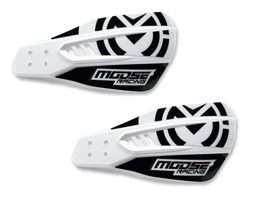 Moose Racing Qualifier White/Black Handguards (0635-1460) | eBay
