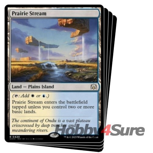 Prairie Stream X4 M/NM Magic: The Gathering MTG March Of The Machine ...