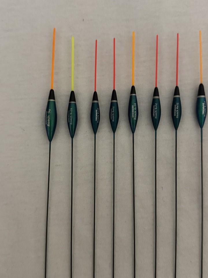 Drennan Roach Match Pole Fishing Silverfish Floats All New 11 Floats Carbon Wire | eBay UK