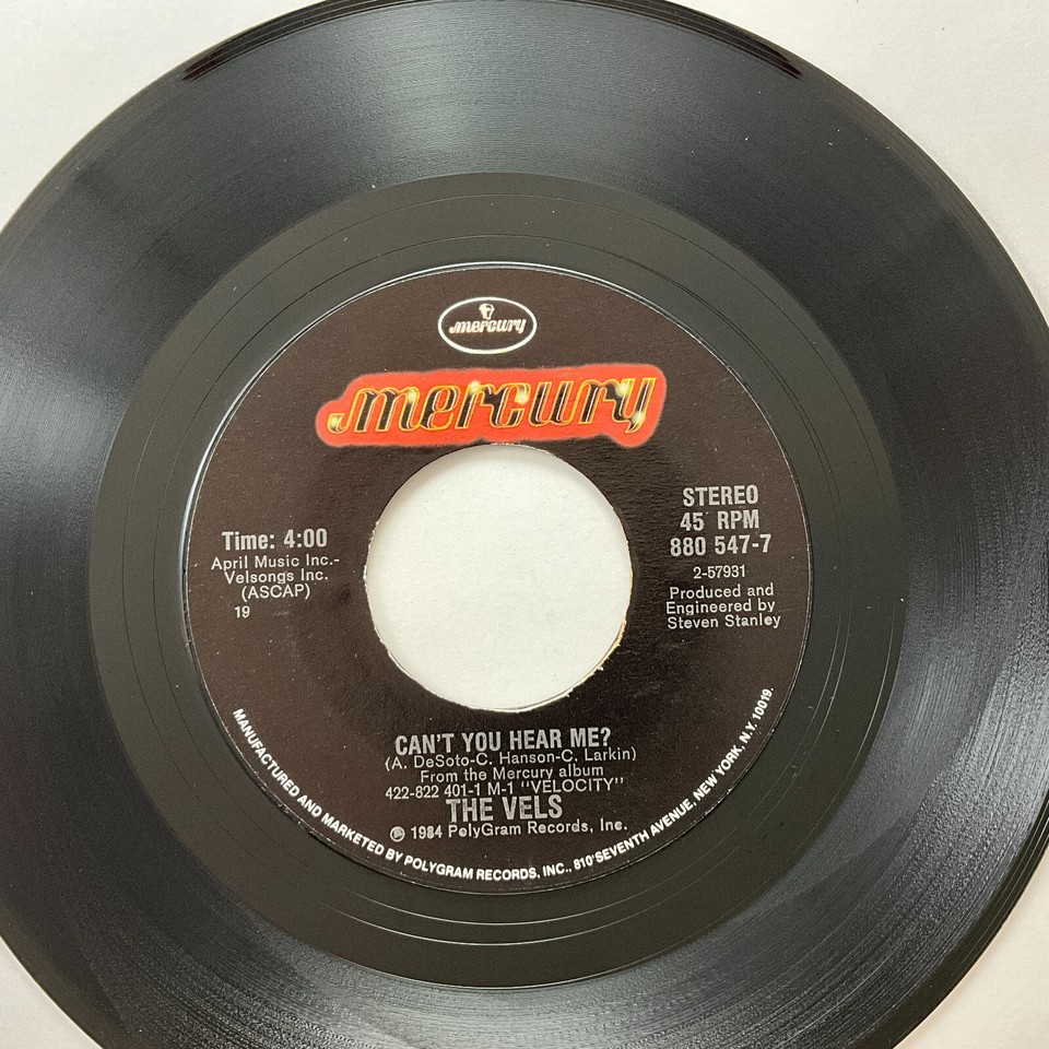 The Vels, Look My Way / Can't You Hear Me?, 7" 45rpm, Vinyl NM | eBay