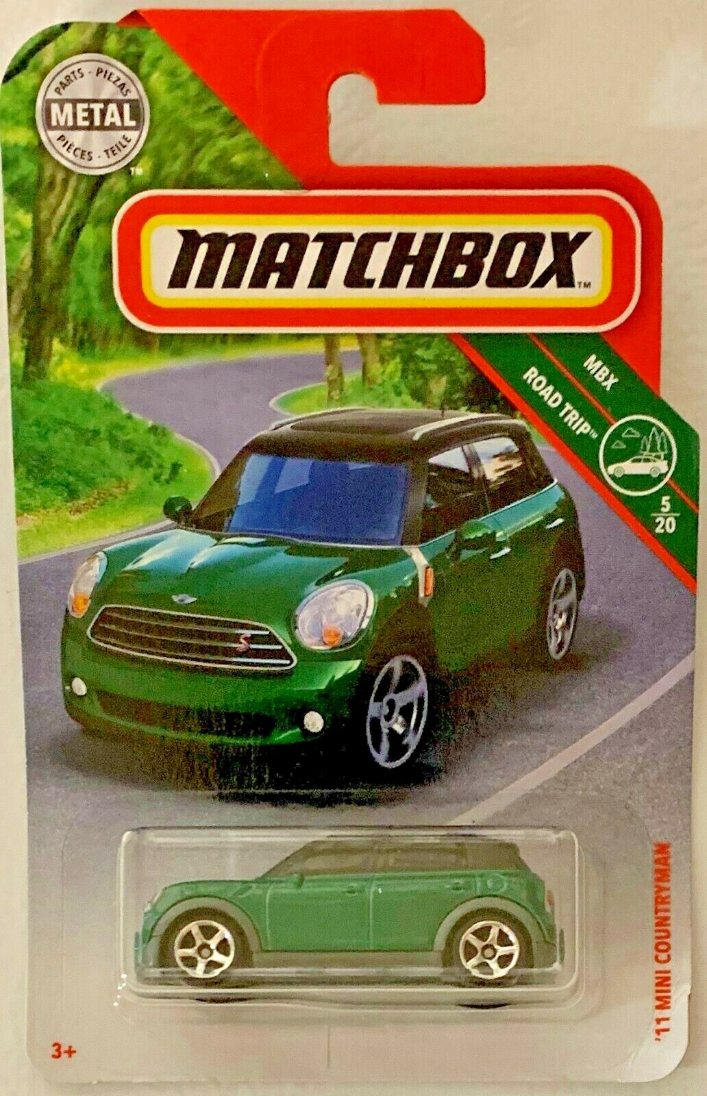 Matchbox 2019 MBX Road Trip #5/20 '11 Mini Countryman #FYP22 1:64 Scale ...