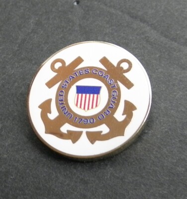 USCG COAST GUARD SMALL LAPEL HAT PIN BADGE 3/4 INCH USA | eBay