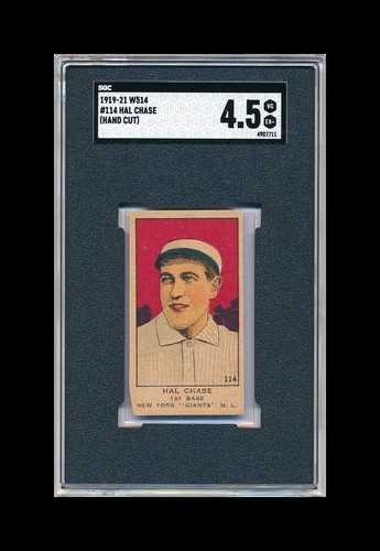 1919-21 W514 (#114) Hal Chase Hand Cut Baseball Strip Card SGC 4.5 | eBay