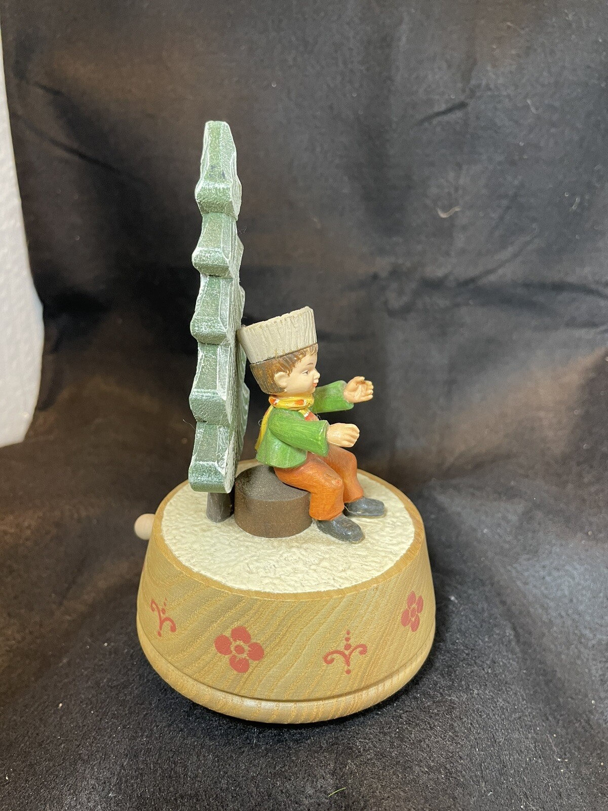 VTG Anri Thorens ChristmasTree Little Boy Cardinal Music Box "Lara's ...