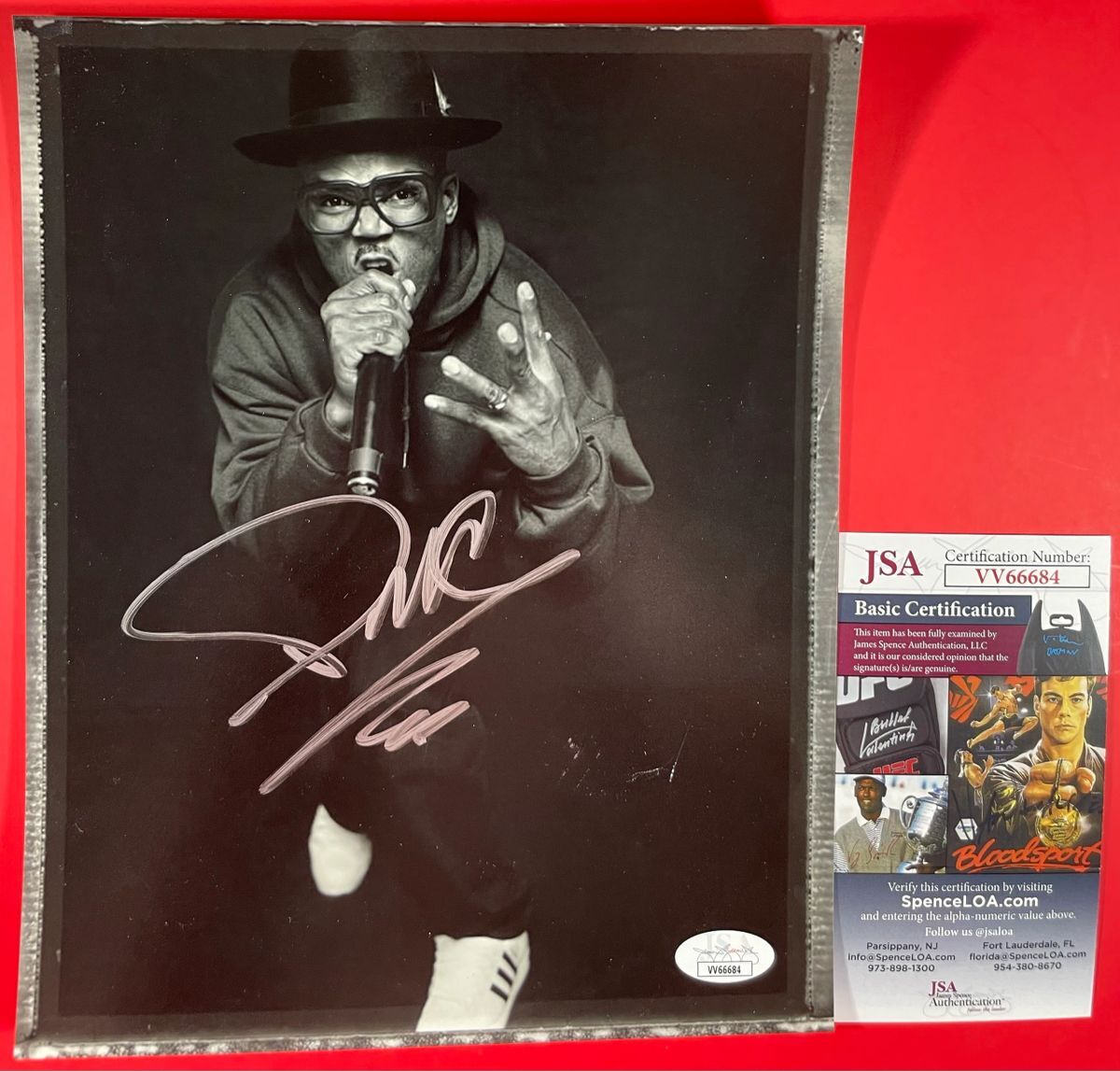 Darryl McDaniels Signed Run-DMC 8x10 Photo F Autograph Hip Hop DMC JSA ...