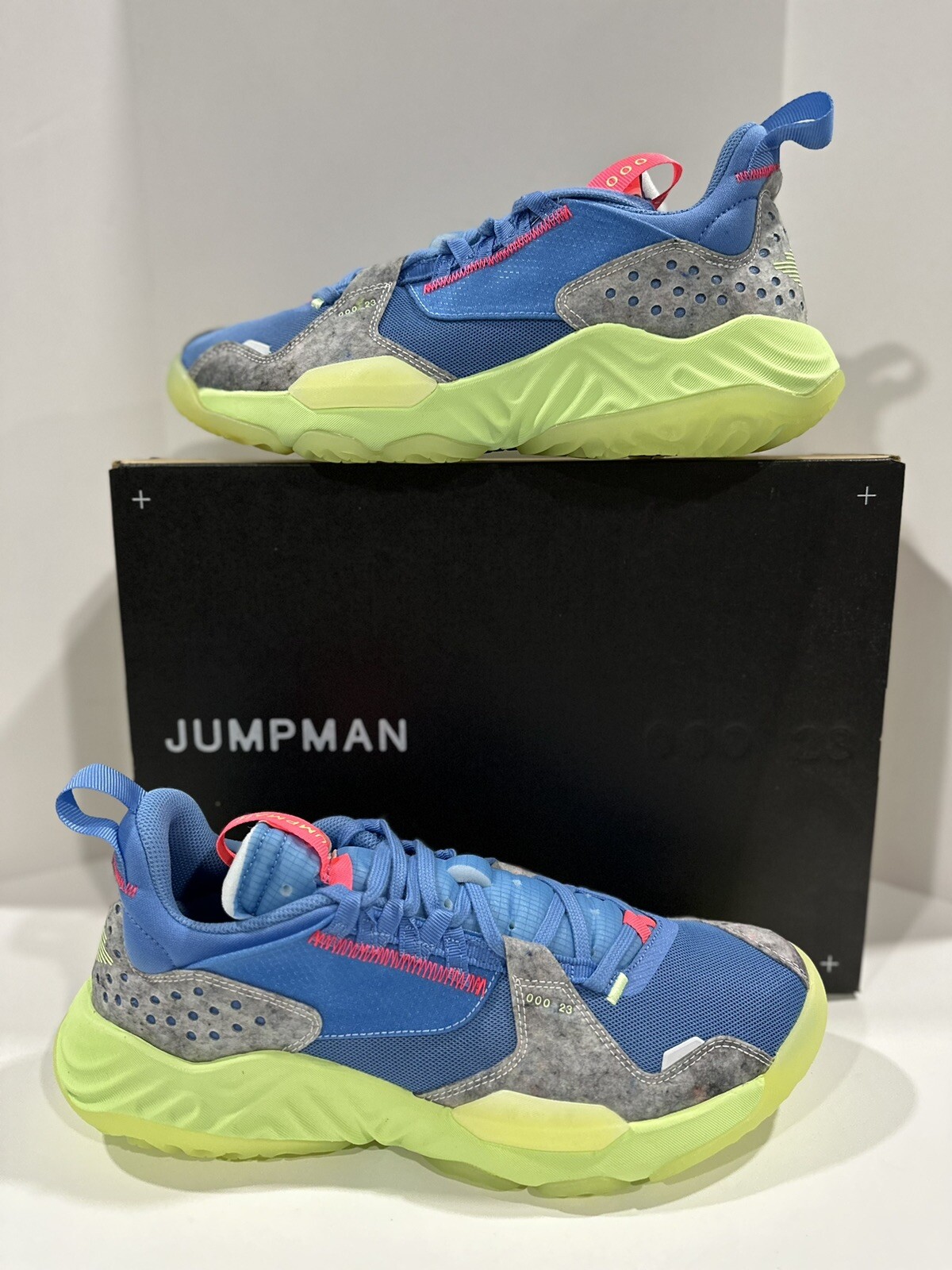 Air Jordan Delta Blue Beyond Barely Volt Shoes Size 11 CZ7898 400 ...