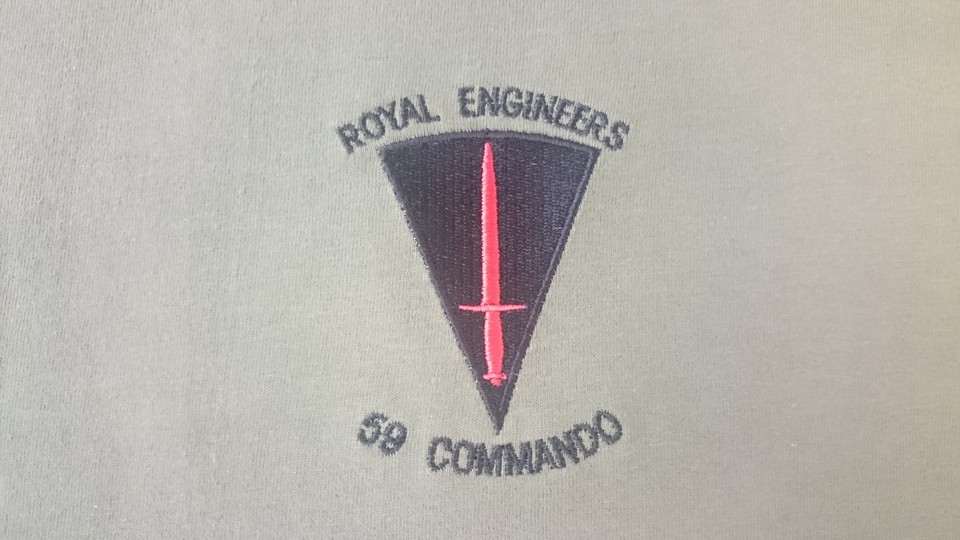 BRITISH ARMY RE ROYAL ENGINEERS 59 COMMANDO T-SHIRT | eBay