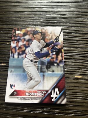 2016 Topps Update #US190 Trayce Thompson RC Los Angeles Dodgers | eBay