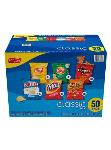 Frito-Lay Classic Mix Variety Pack Chips, 50 pk. | eBay