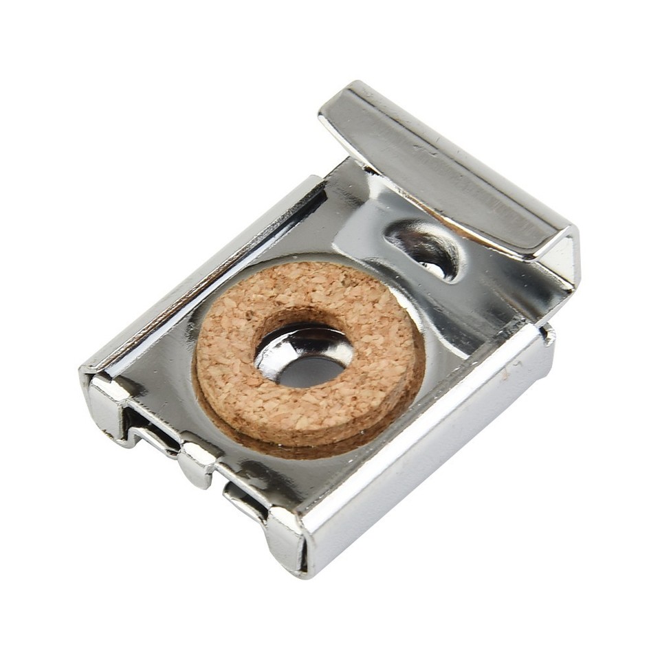 4pcs Chrome Mirror Wall Hanging Fixing-Kit Frameless Clips Mounting ...