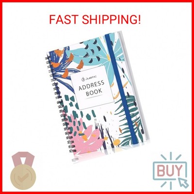 JUBTIC Address and Password Book with Alphabetical Tabs Hardcover ...