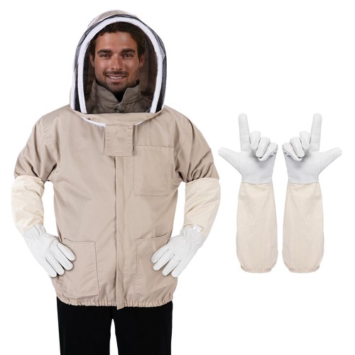 Bee Suit Jacket- Beekeeping Jacket for Men Women- Polycotton Bee Jacket ...