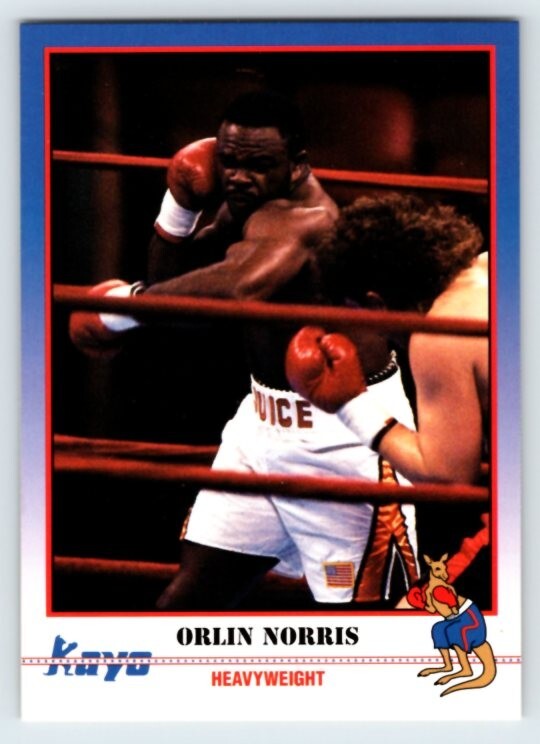 ORLIN NORRIS HEAVYWEIGHT BOXER Kayo Boxing Trading Card 1991 B177 | eBay